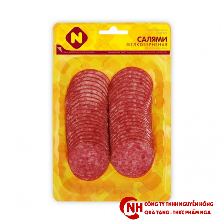 Salami cắt lát 120g - Quà tặng lưu niệm - Thực phẩm Nga